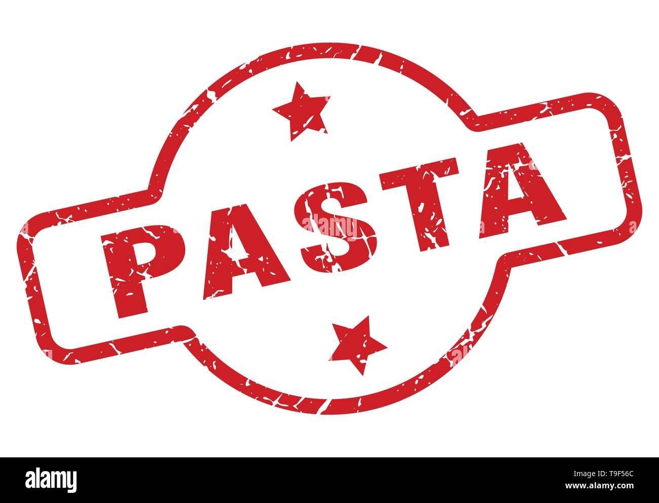 pasta stamp isolated on white Stock Vector Image & Art - Alamy