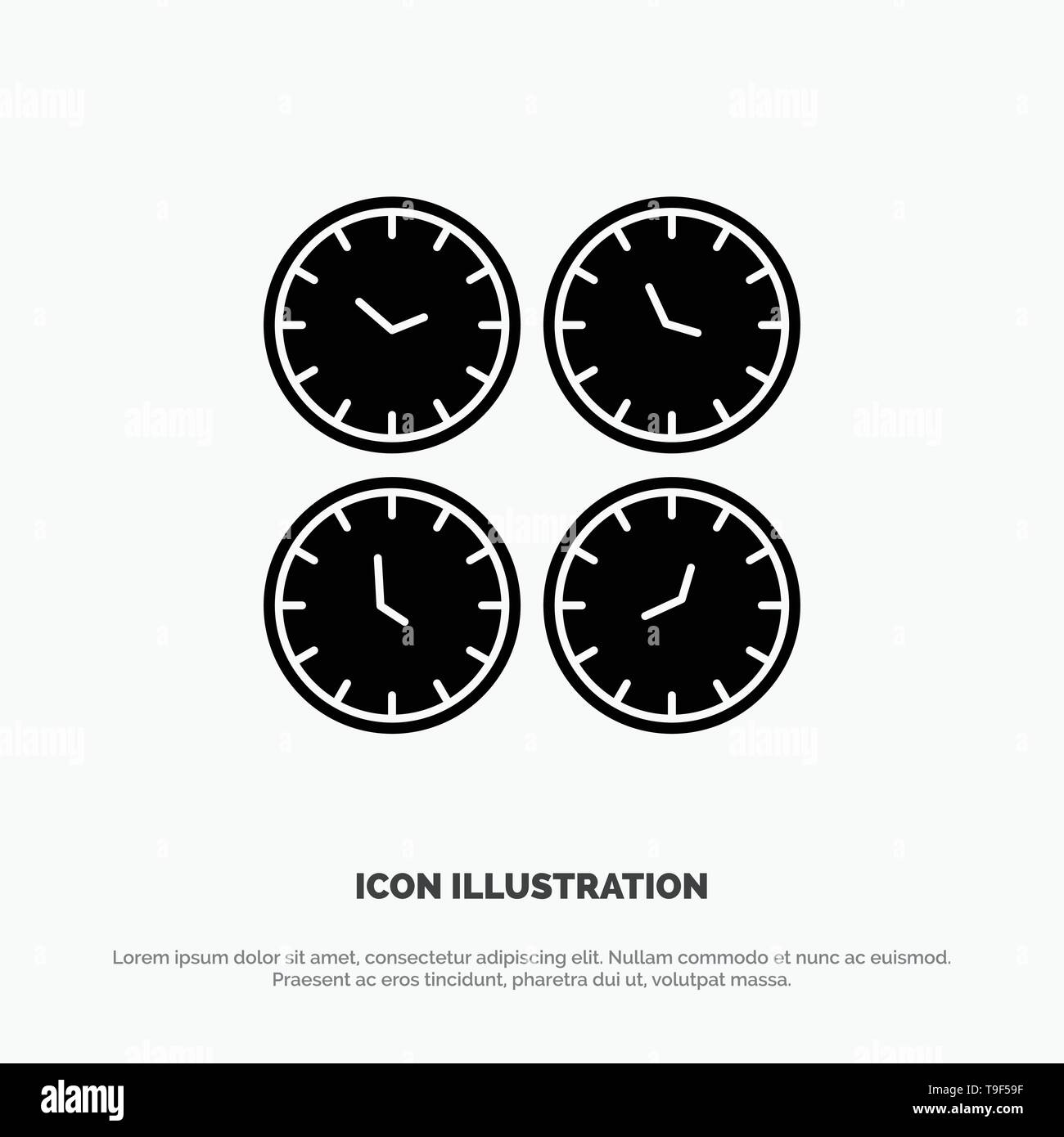 Different time zone clocks hi-res stock photography and images - Alamy