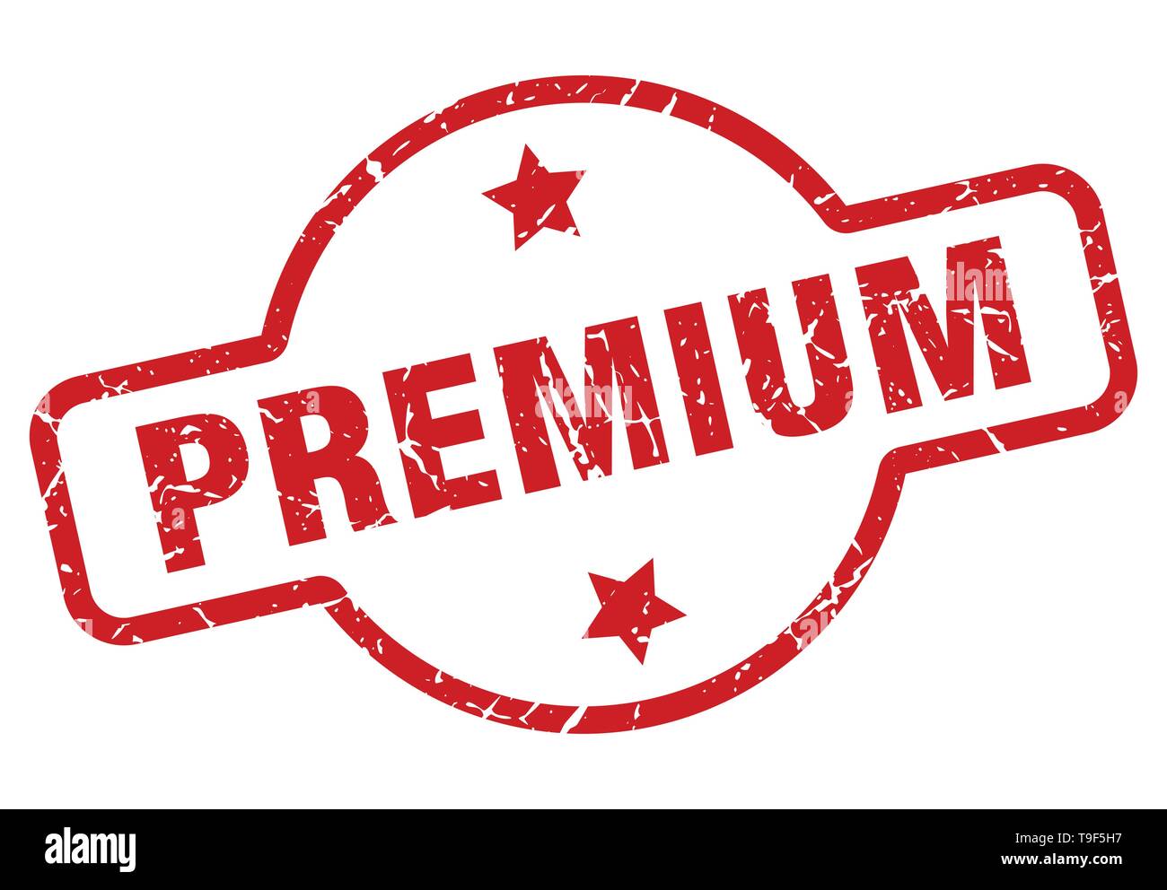 premium stamp isolated on white Stock Vector Image & Art - Alamy