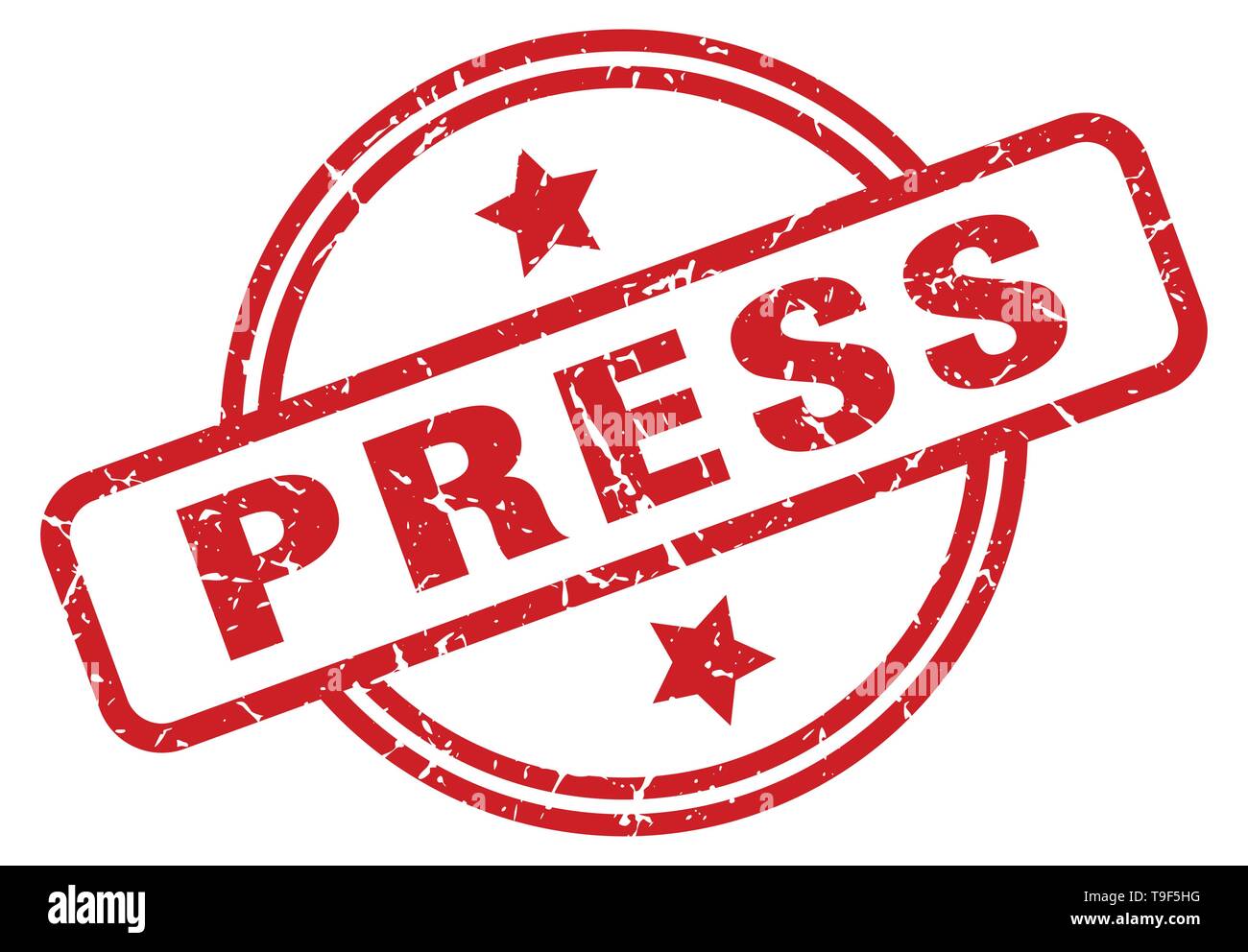 press round grunge isolated stamp Stock Vector Image & Art - Alamy
