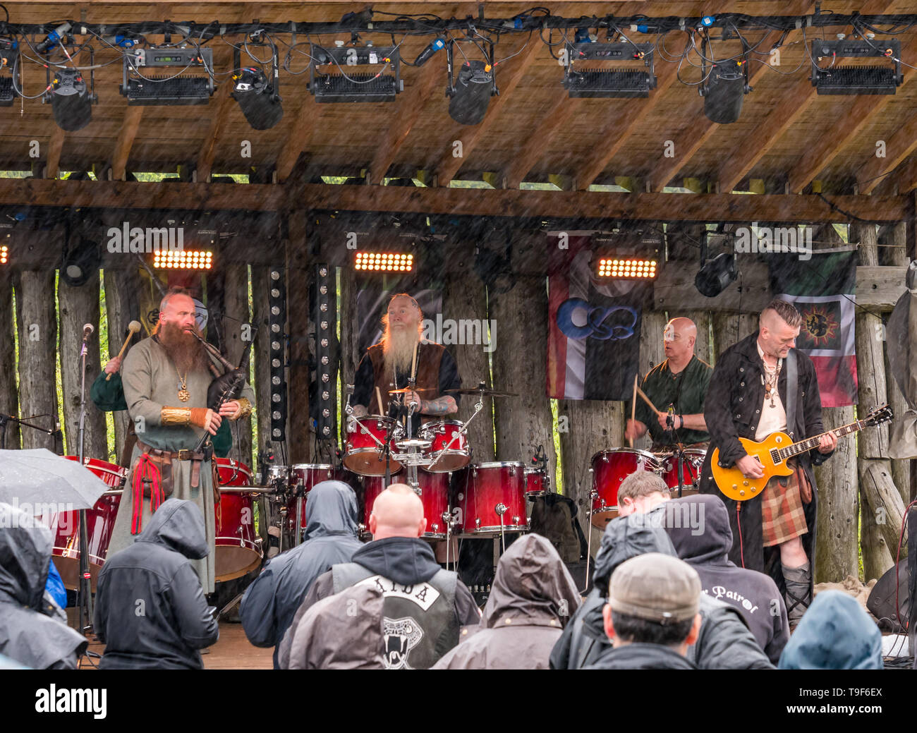 Duncarron Medieval Village, Carron Valley Forest, Lanarkshire, Scotland ...
