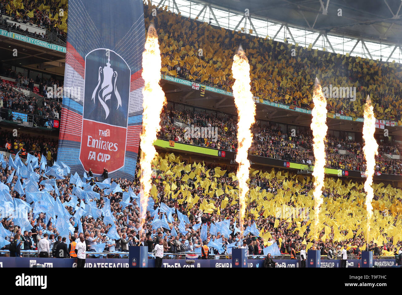 Manchester city stadium fireworks hi-res stock photography and images ...