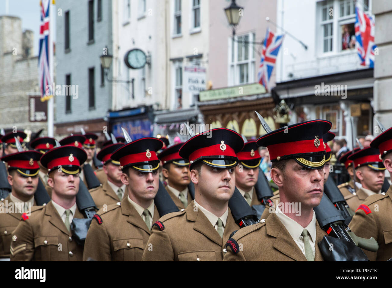 British army marching salisbury hi-res stock photography and images - Alamy
