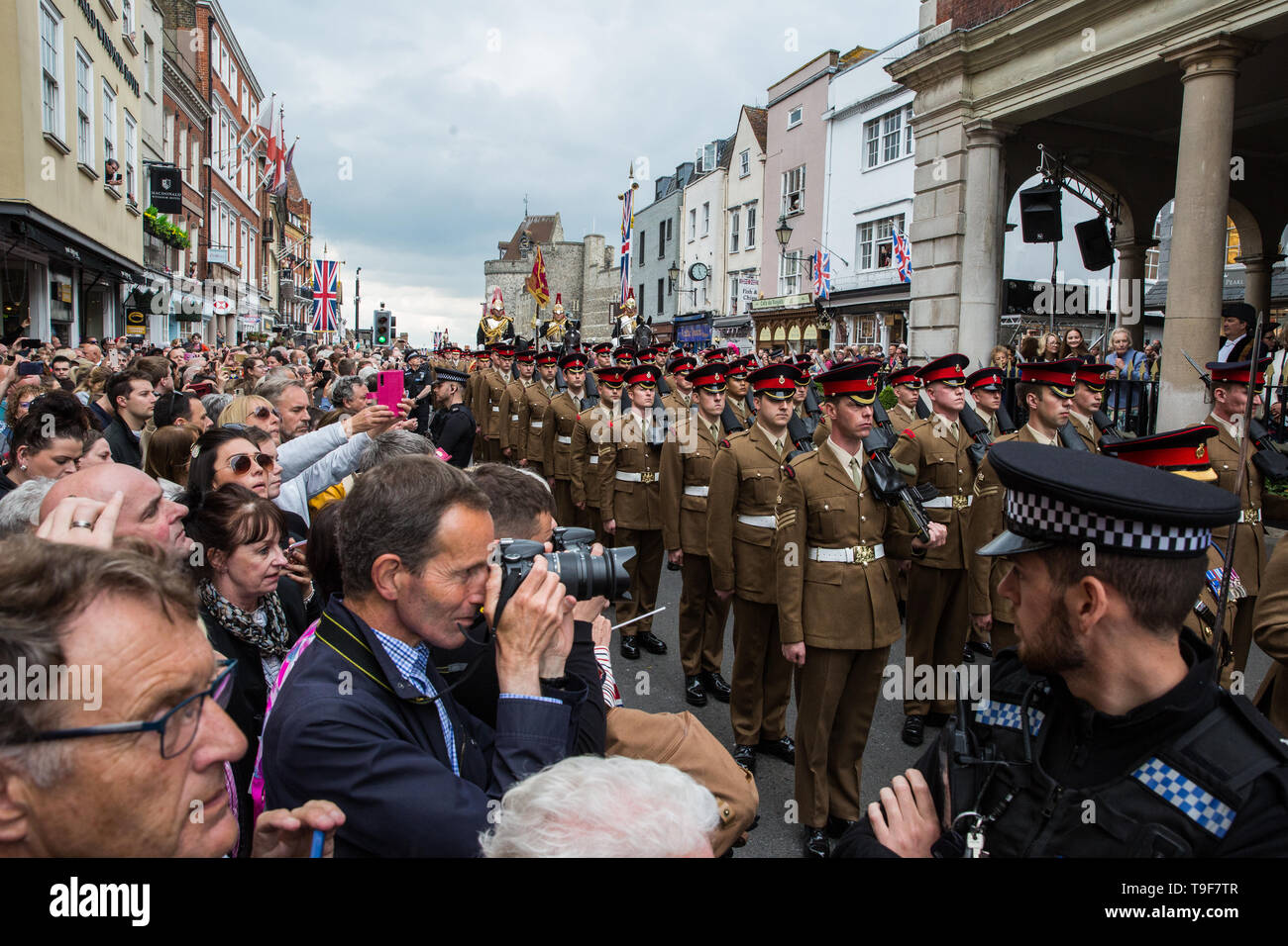 British army marching salisbury hi-res stock photography and images - Alamy