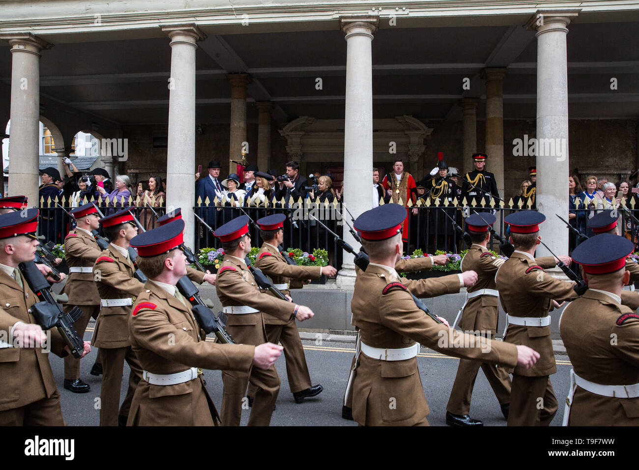 British army marching salisbury hi-res stock photography and images - Alamy