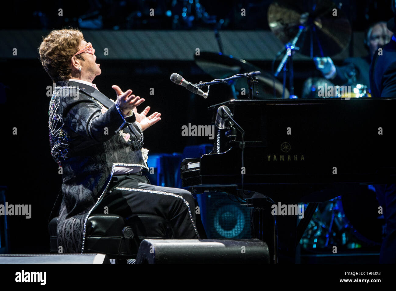 Denmark, Copenhagen - May 18, 2019. The English singer, songwriter and ...
