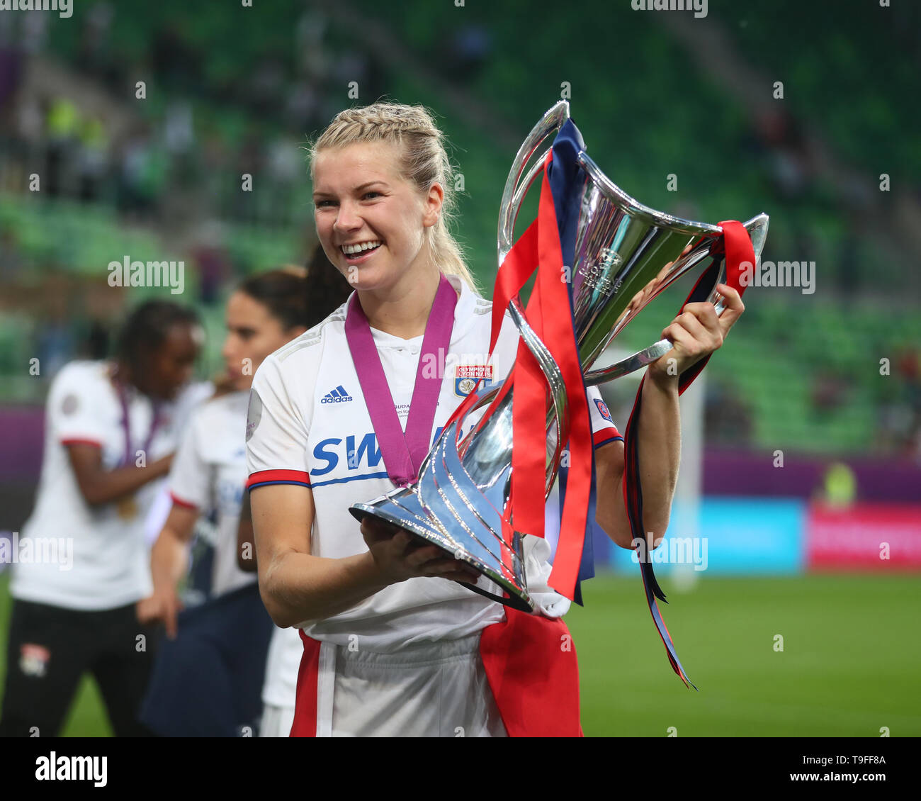 Budapest, Hungary. 18th May, 2019. Ada Hegerberg of Olympique ...