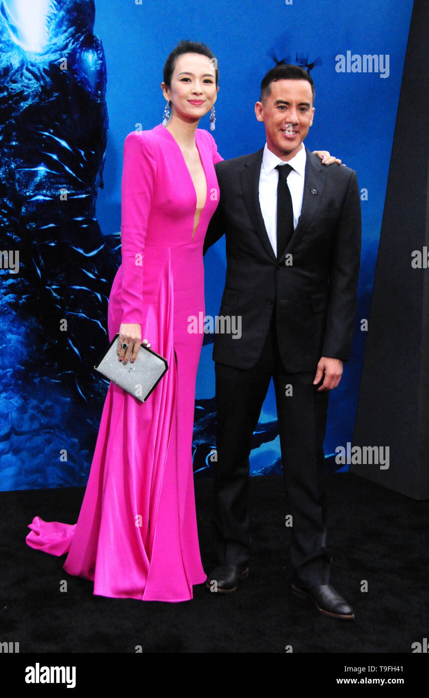 Los Angeles, USA 18th May 2019 Actress Ziyi Zhang and director Michael ...