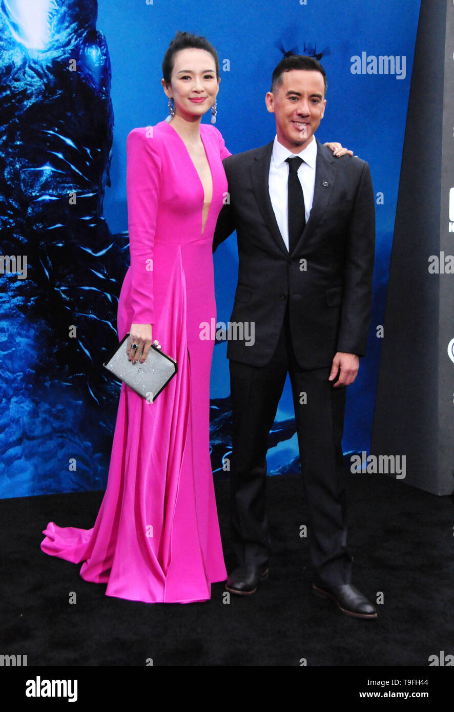 Los Angeles, USA 18th May 2019 Actress Ziyi Zhang and director Michael ...