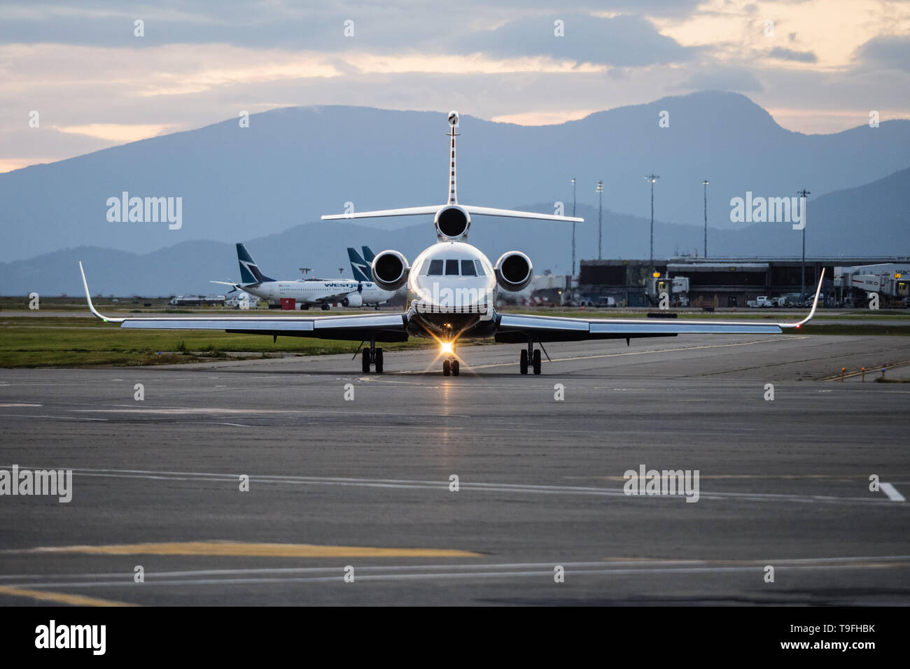 Richmond, British Columbia, Canada. 17th May, 2019. A three-engine ...