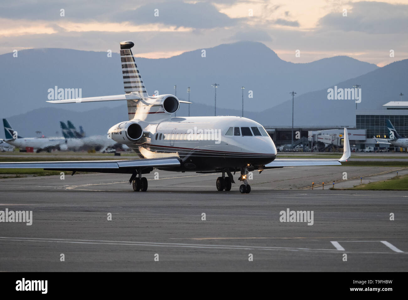 Richmond, British Columbia, Canada. 17th May, 2019. A three-engine ...