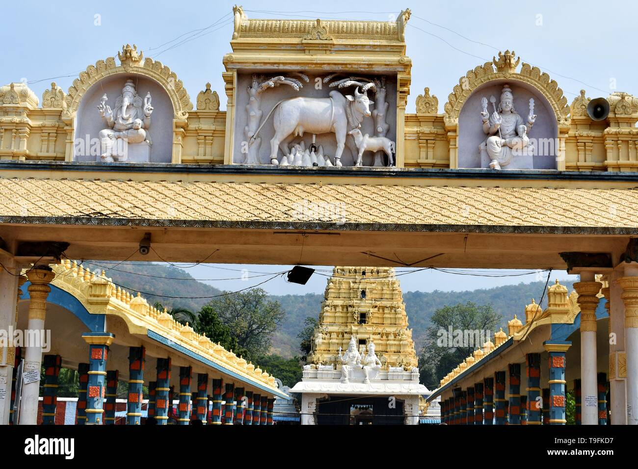 An Ancient Temple situated at Mahanandi, Andhra Pradesh, India. Build ...