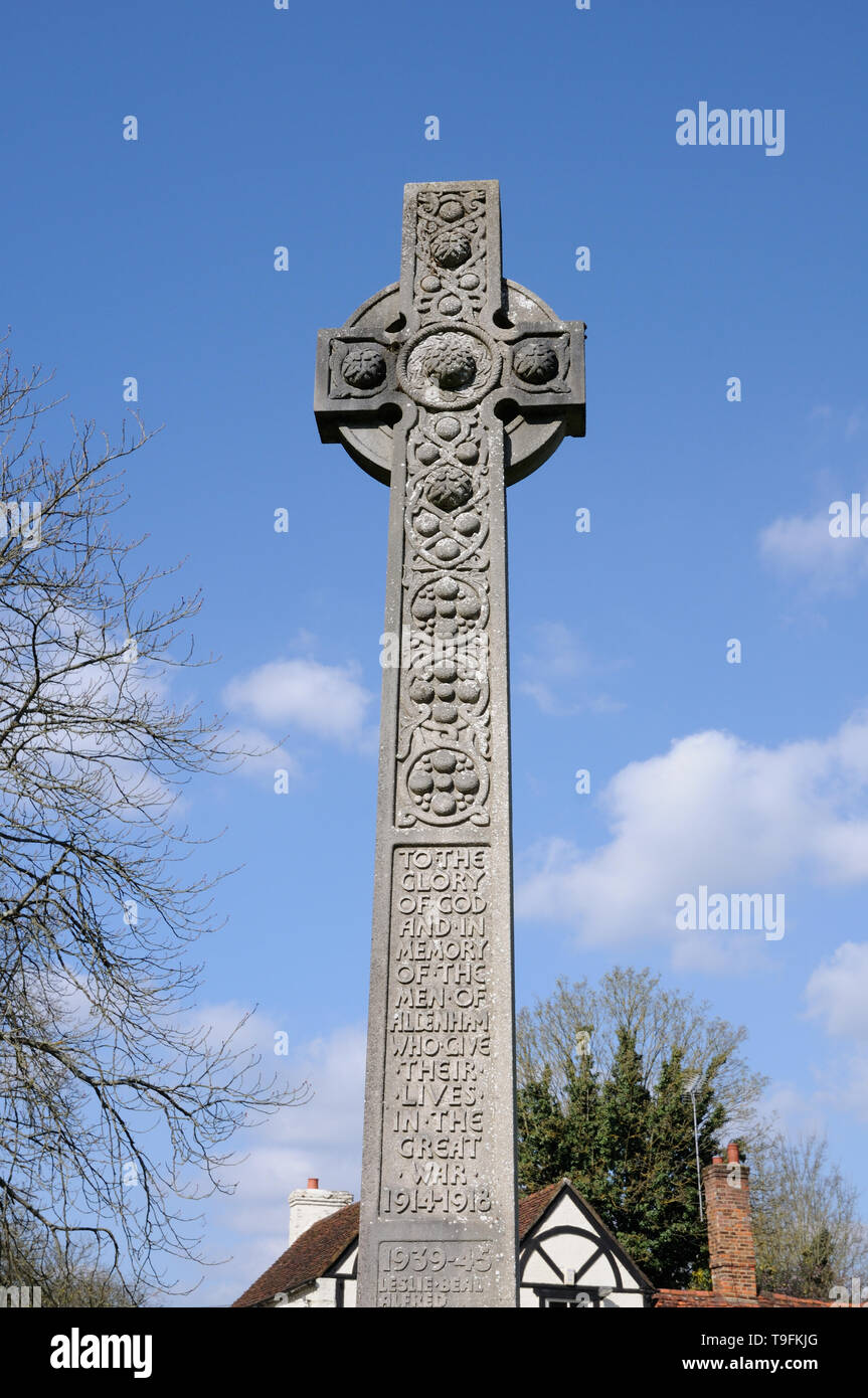 War Memorial, Letchmore Heath, Hertfordshire Stock Photo - Alamy