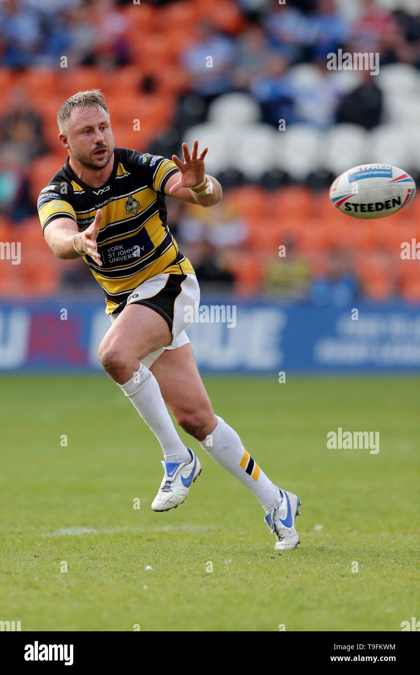 York City Knights' Tim Spears In action during the Betfred Championship ...