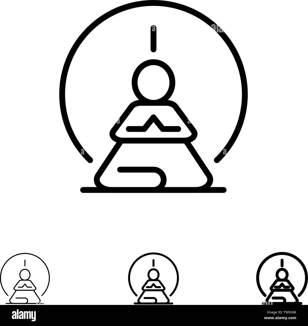 Mind concentration Black and White Stock Photos & Images - Alamy