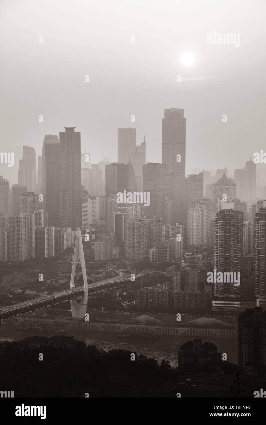 Urban buildings and city skyline in Chongqing Stock Photo - Alamy