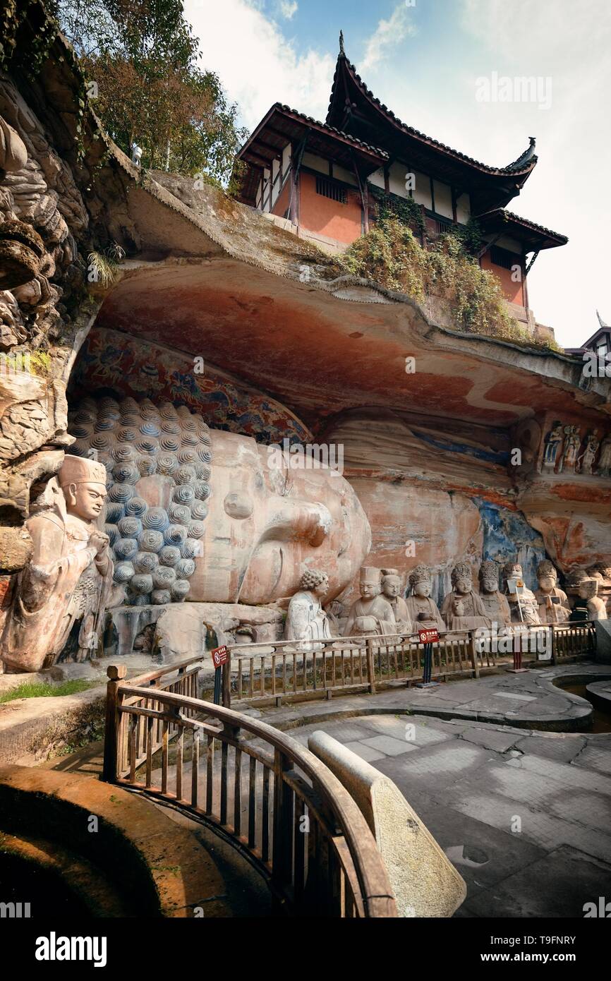 Dazu Rock Carvings as the World Heritage Site located in suburb ...
