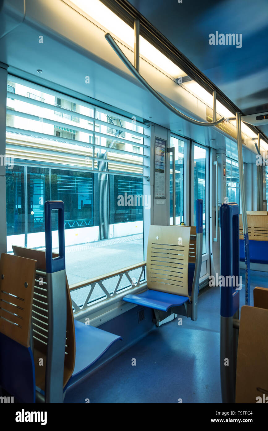 Interior tramway city paris france hi-res stock photography and images ...