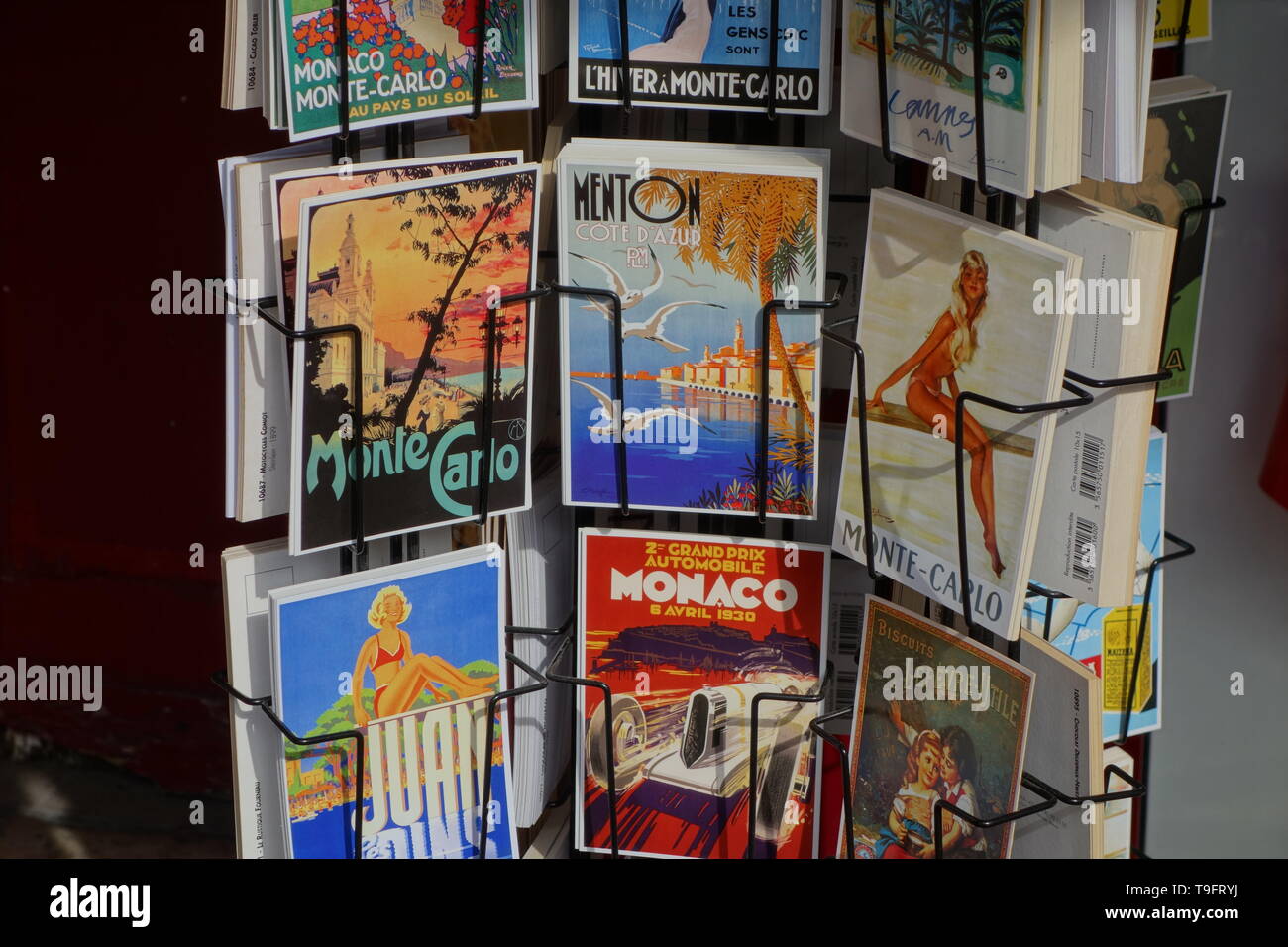 Nizza, Ansichtskarten - Nice, Postcards Stock Photo - Alamy