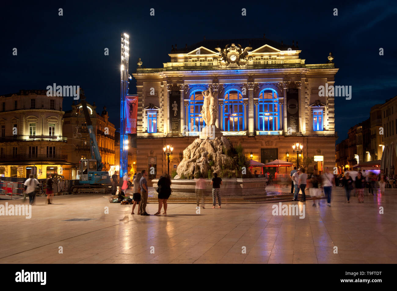 Montpellier place de la comedie hi-res stock photography and images - Alamy
