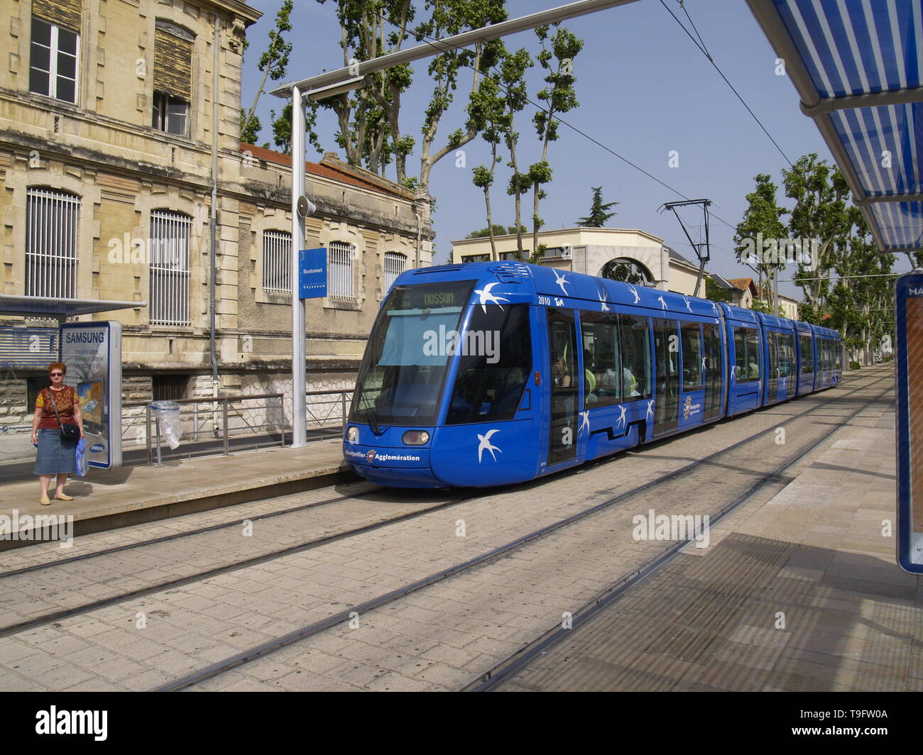 France, Montpellier, modern Tramway Stock Photo - Alamy