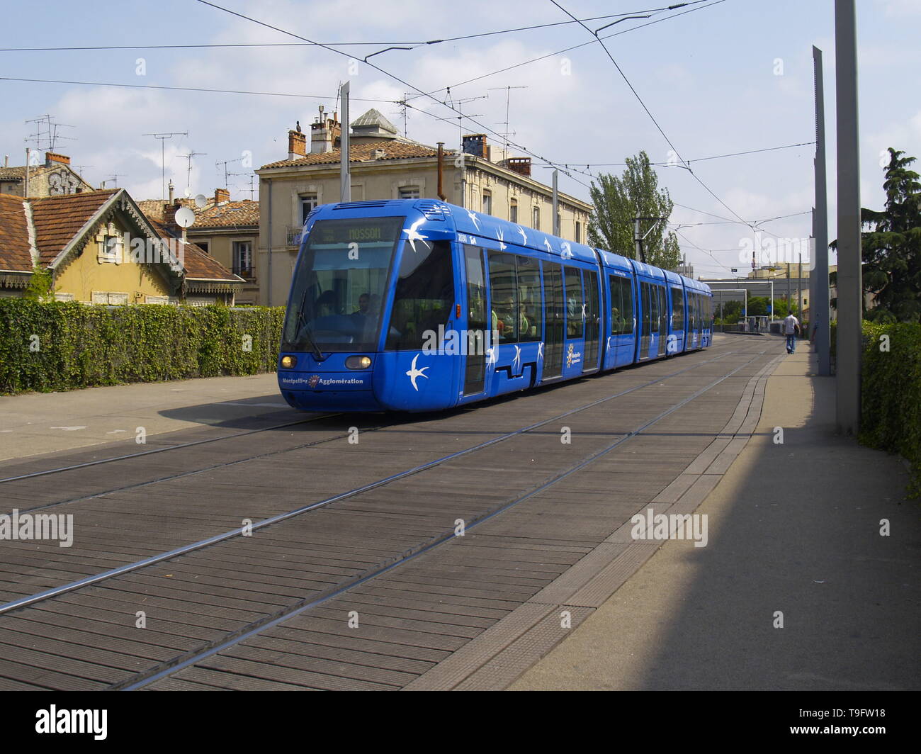 France, Montpellier, modern Tramway Stock Photo - Alamy