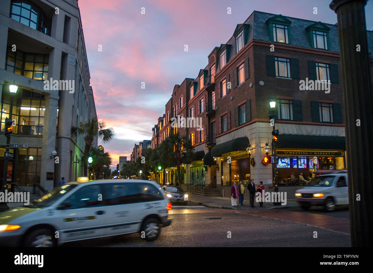 Downtown in Historic Charleston, South Carolina Stock Photo - Alamy