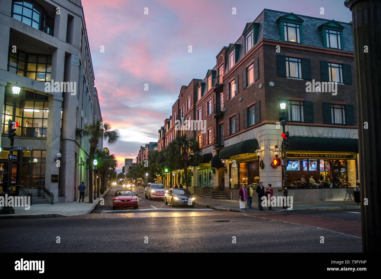 Downtown in Historic Charleston, South Carolina Stock Photo - Alamy