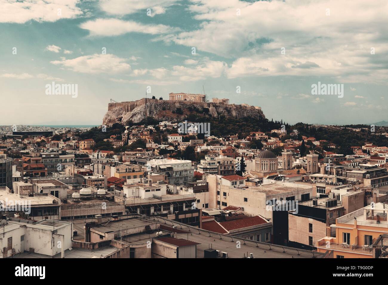 Athens skyline rooftop view, Greece Stock Photo - Alamy
