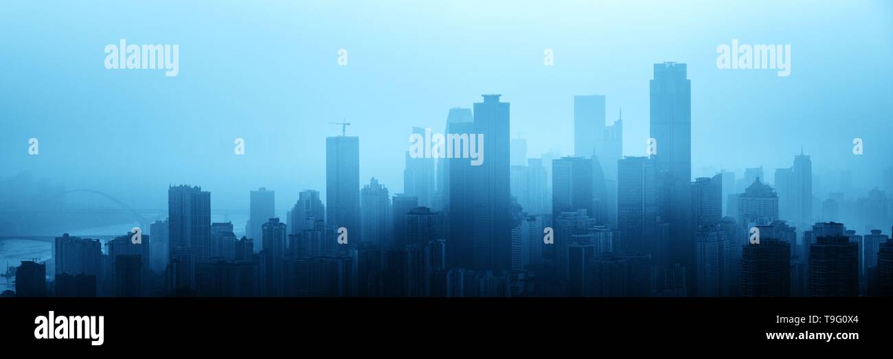 Chongqing urban architecture and city skyline panorama in China Stock ...
