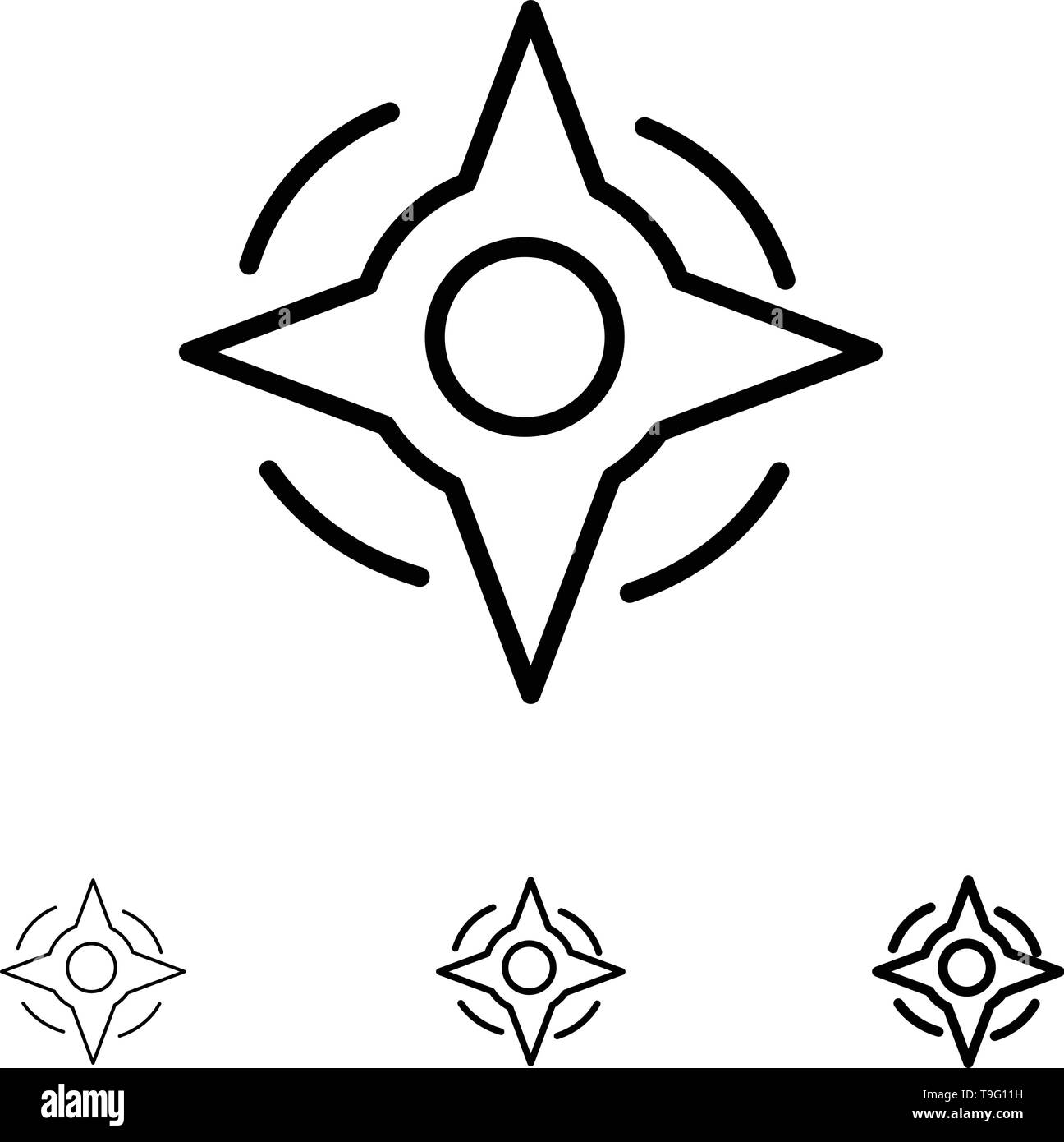 Map guide compass navigation Black and White Stock Photos & Images - Alamy