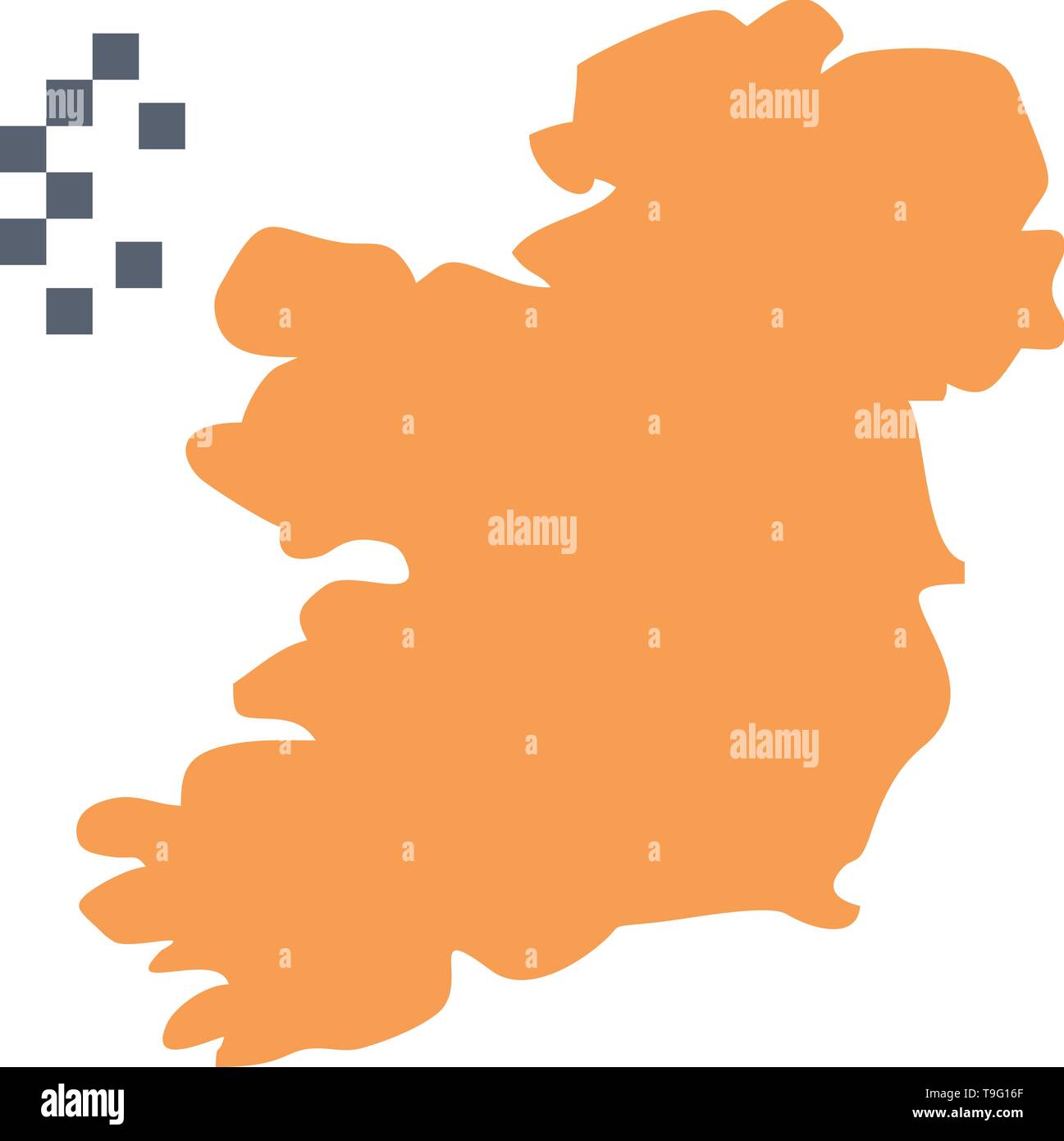 Uk map vector 3d hi-res stock photography and images - Alamy