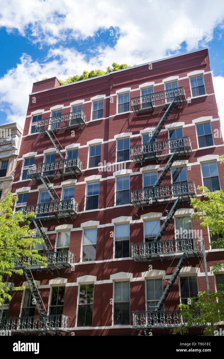 Building Facades, SoHo-Cast Iron Historic District, NYC Stock Photo - Alamy