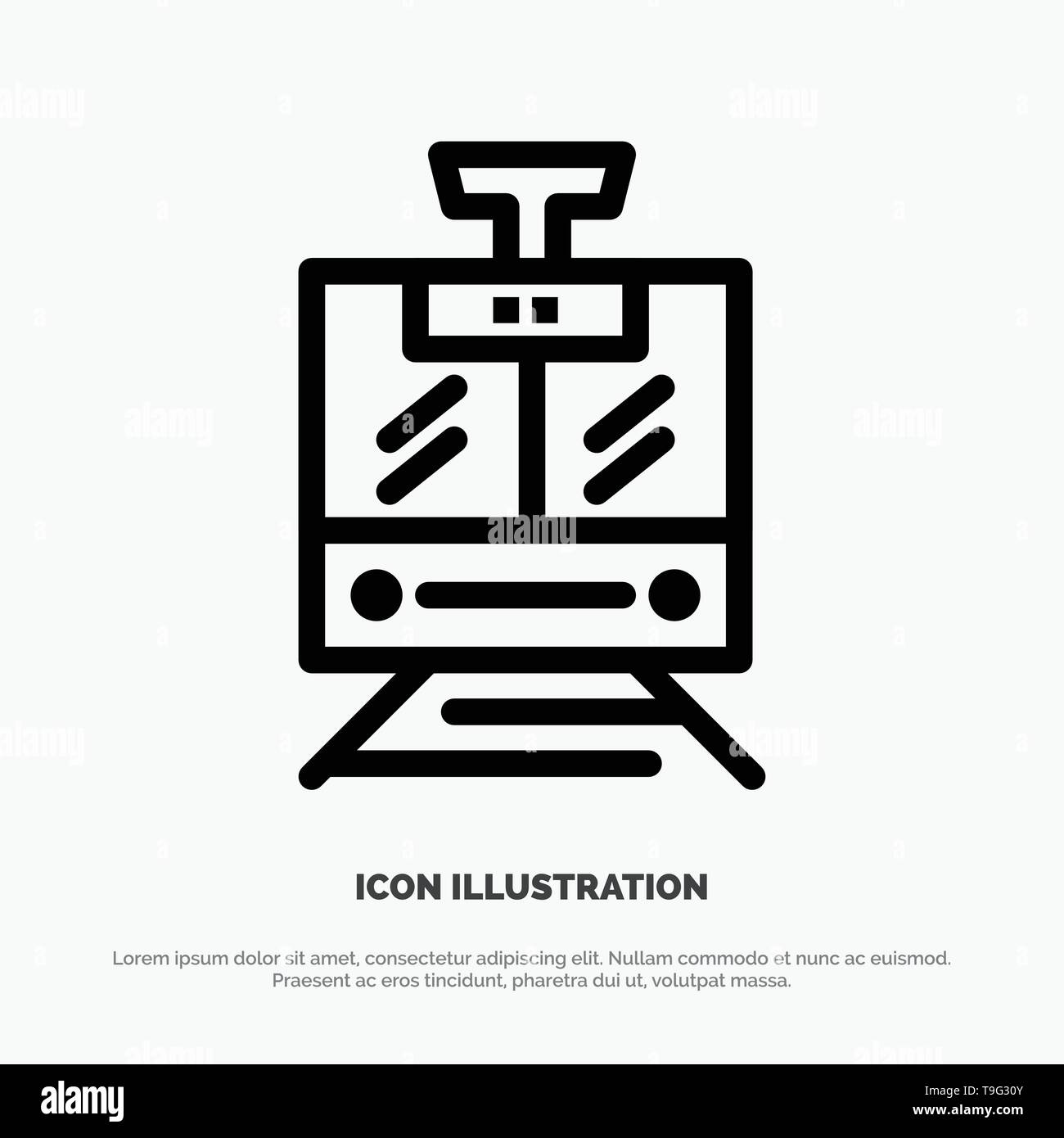 Railway service locomotive Stock Vector Images - Alamy
