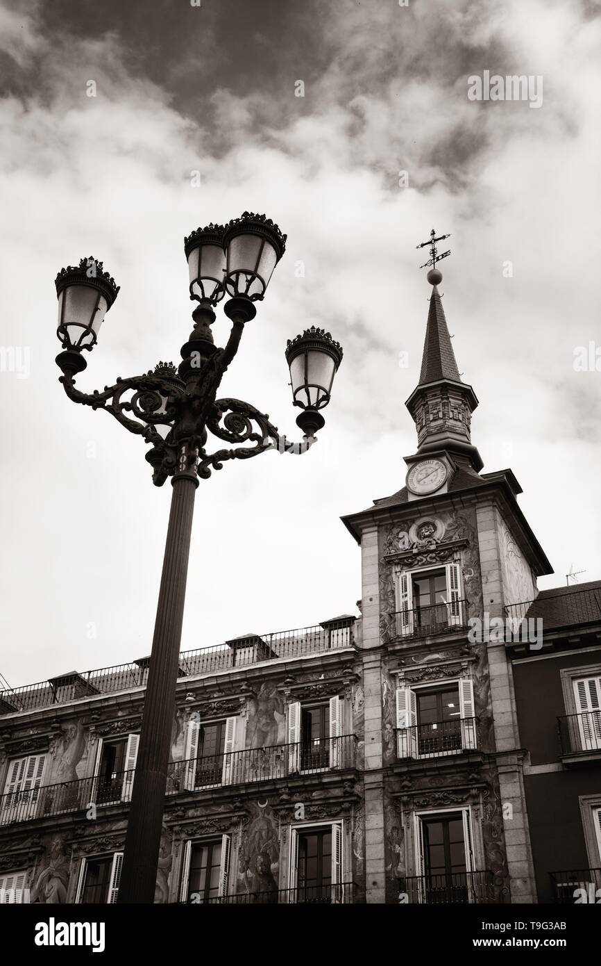 Plaza Mayor historical building in Madrid, Spain Stock Photo - Alamy