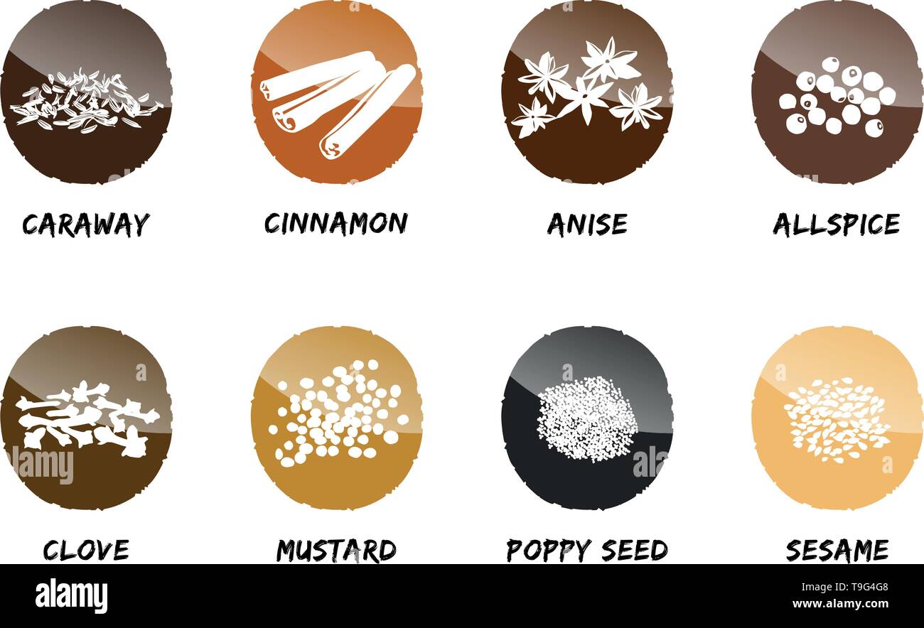 Sprinkle spices Stock Vector Images - Alamy