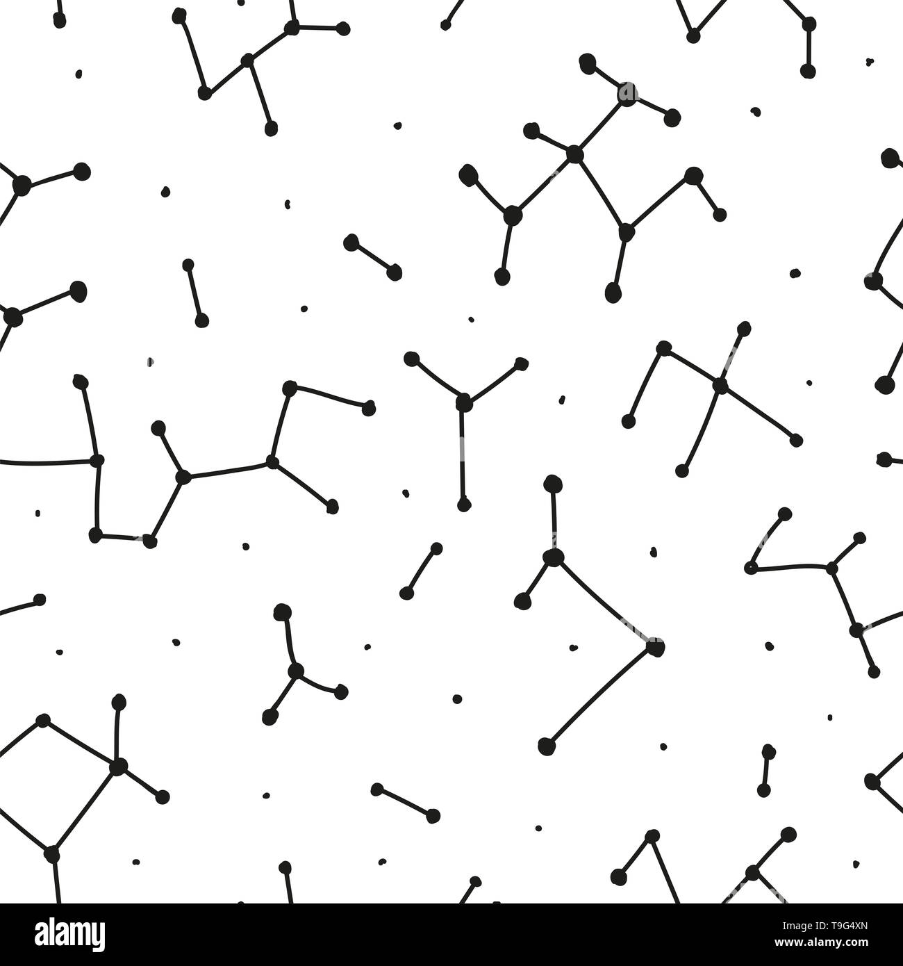 Blue polka dots illustration vector Black and White Stock Photos ...