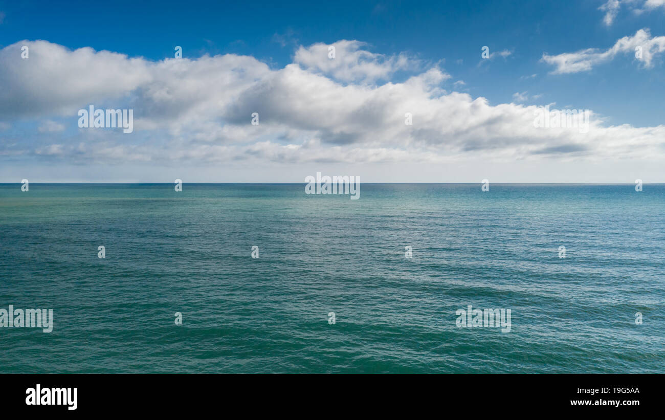 Aerial photography. Seascape. Skyline. Azure Ocean Stock Photo - Alamy