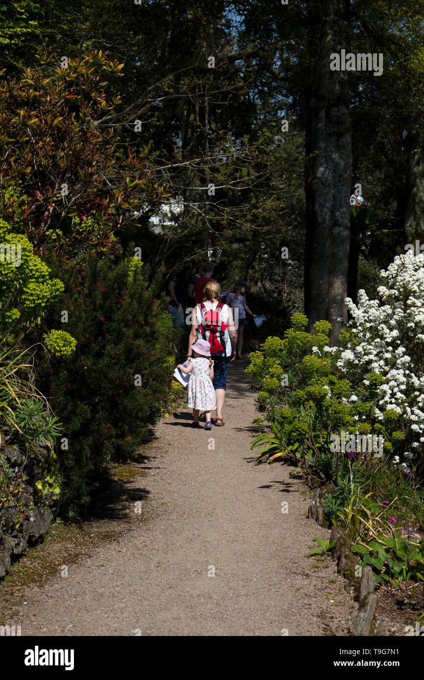 The seaside home of inventor Otto Overbeck, the gardens and house are ...