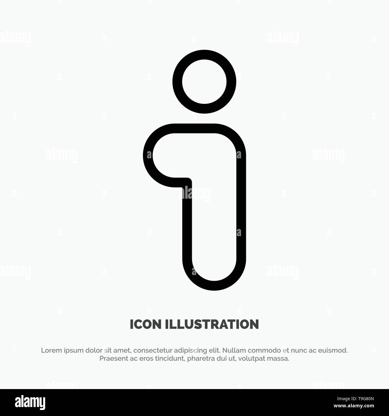 Information symbol i Stock Vector Images - Alamy