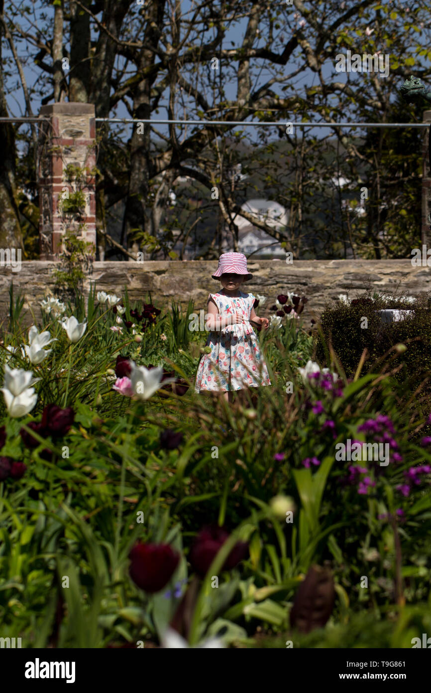 The seaside home of inventor Otto Overbeck, the gardens and house are ...