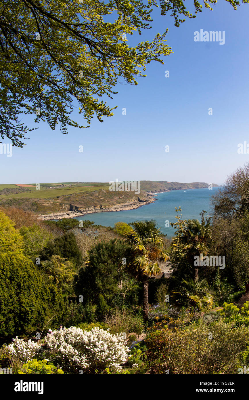 The seaside home of inventor Otto Overbeck, the gardens and house are ...