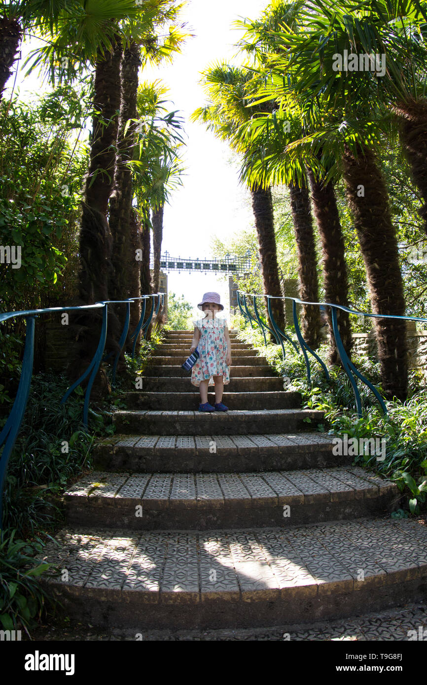 The seaside home of inventor Otto Overbeck, the gardens and house are ...