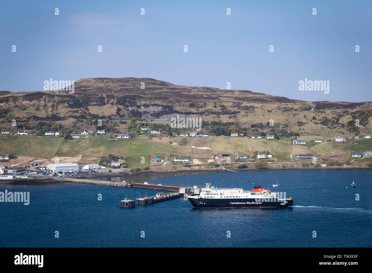 Scotland uig harbour ferry port hi-res stock photography and images - Alamy