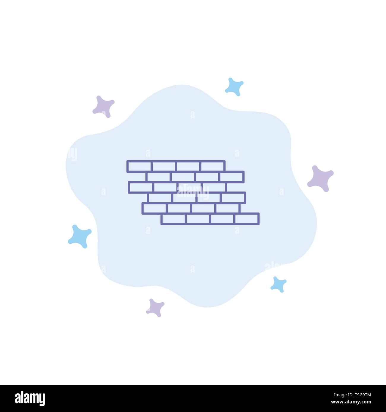 Firewall, Security, Wall, Brick, Bricks Blue Icon on Abstract Cloud ... Firewall, Security, Wall, Brick, Bricks Blue Icon on Abstract Cloud ...