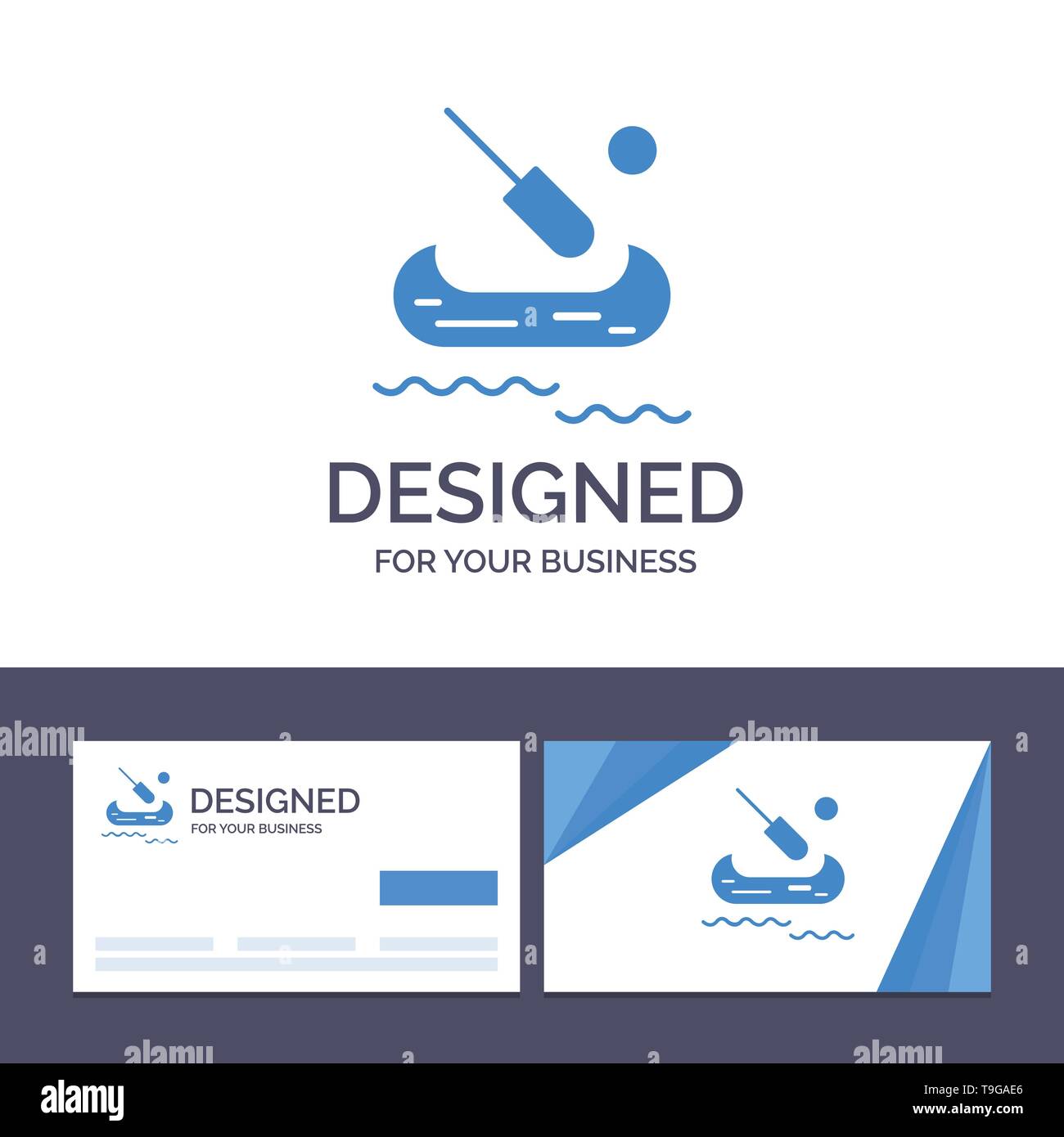 Rafting logo vector hi-res stock photography and images - Alamy
