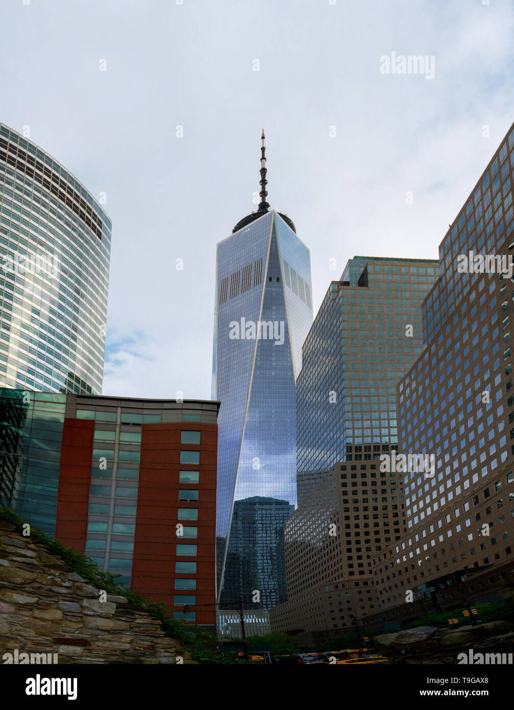 Freedom Tower New York City Manhattan skyline with One World Trade ...