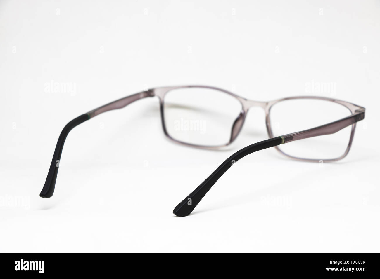Clear lens frame For those with long-sighted Stock Photo - Alamy