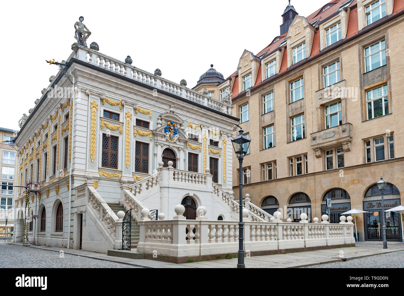 Leipzig, Germany - October 2018: Historic baroque style building of The ...