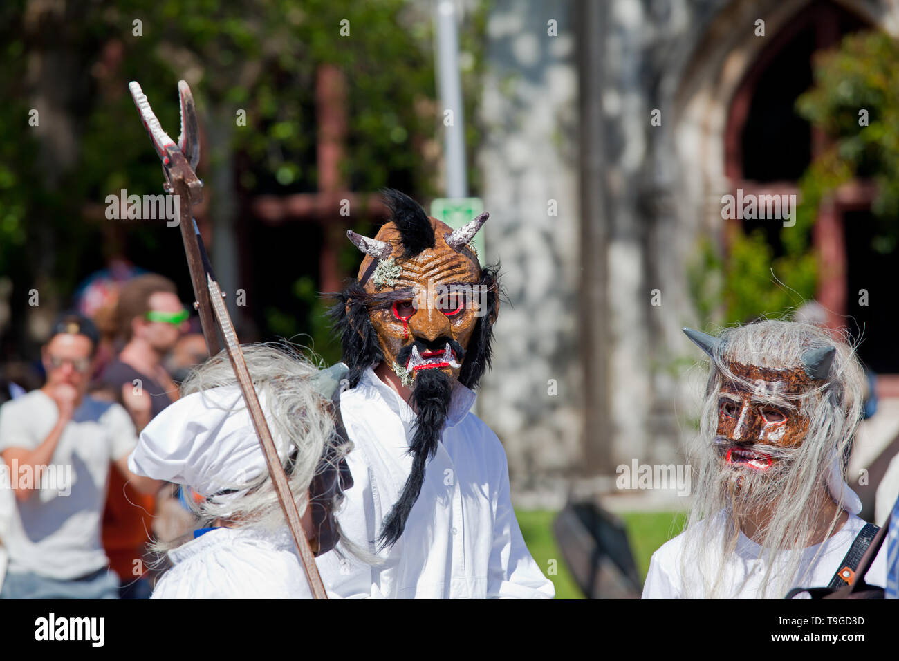 Iberian Mask International Festival (FIMI) . Parade of costumes and ...
